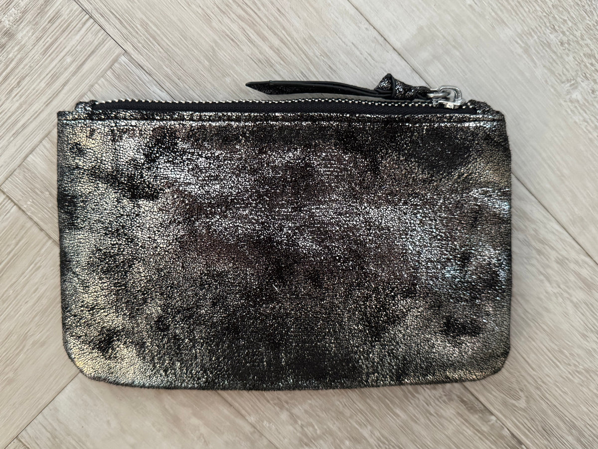Star Purse in Metallic Pewter | The Meek Boutique